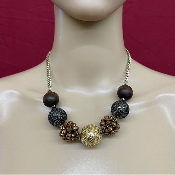 Kenneth Cole | Jewelry | Kenneth Cole Adjustable Golden Bauble Necklace ...